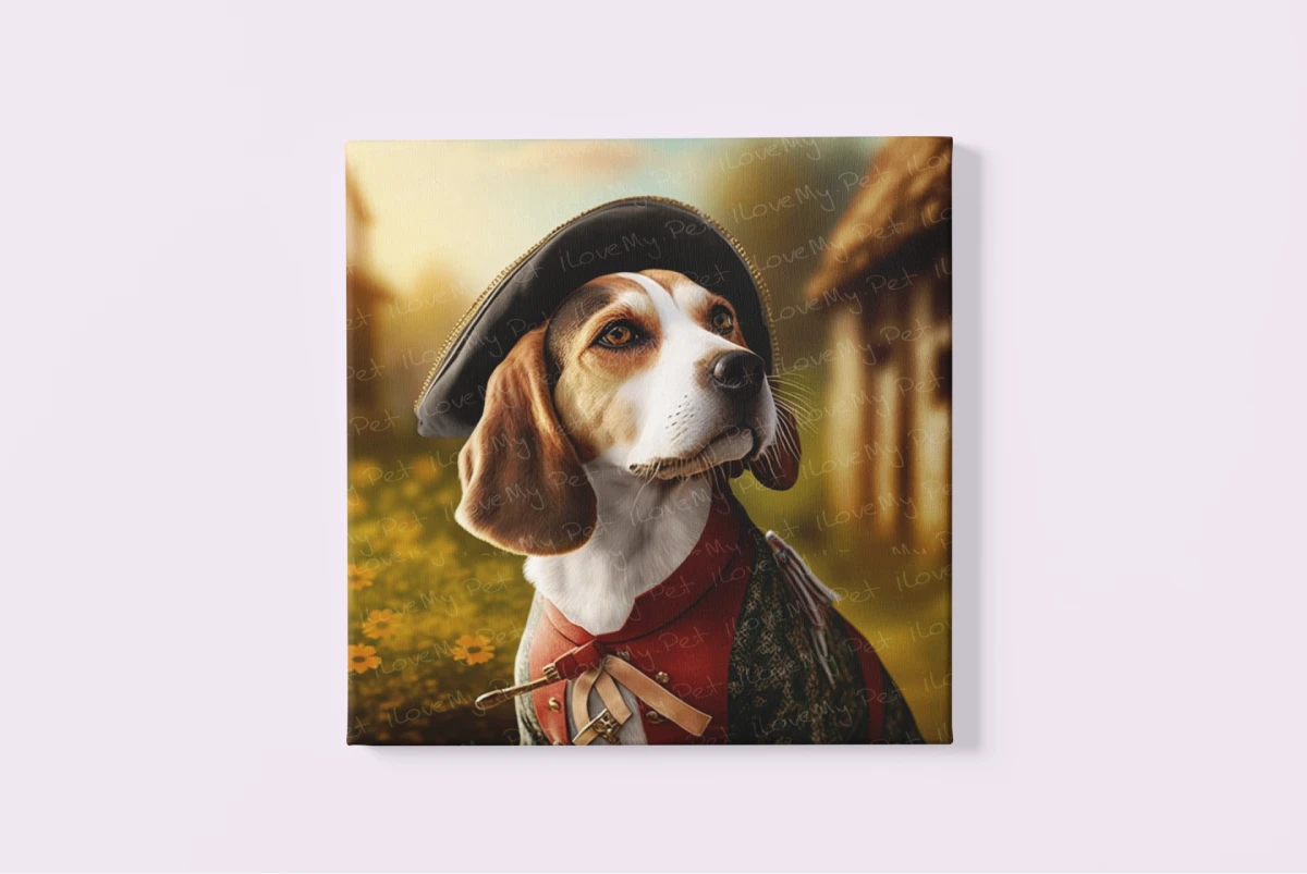 Elizabethan Fantasy Beagle Wall Art Poster