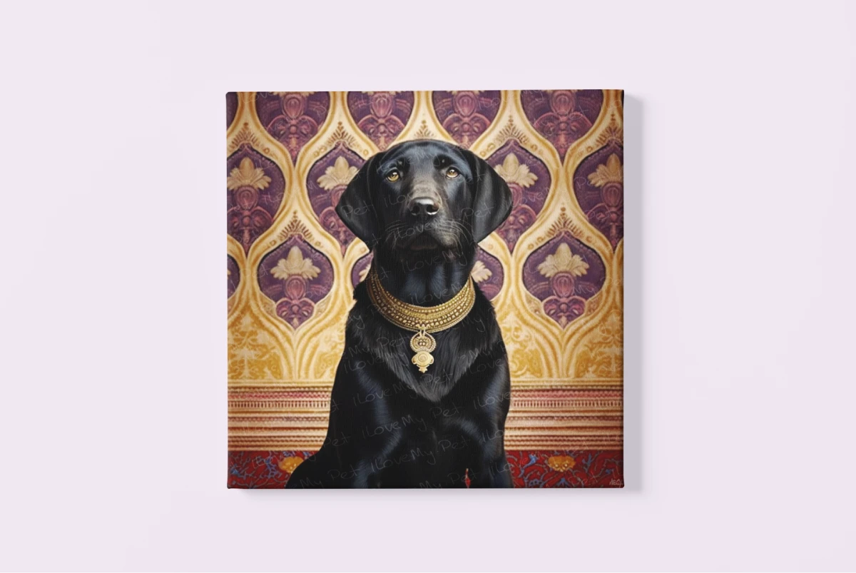 Regal Raja Black Labrador Wall Art Poster