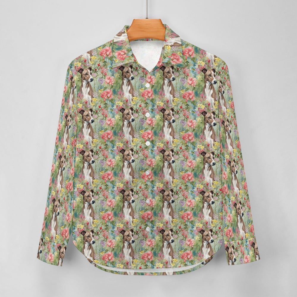 Brindle Greyhound / Whippet Shirt for Women - Brindle Greyhound / Whip