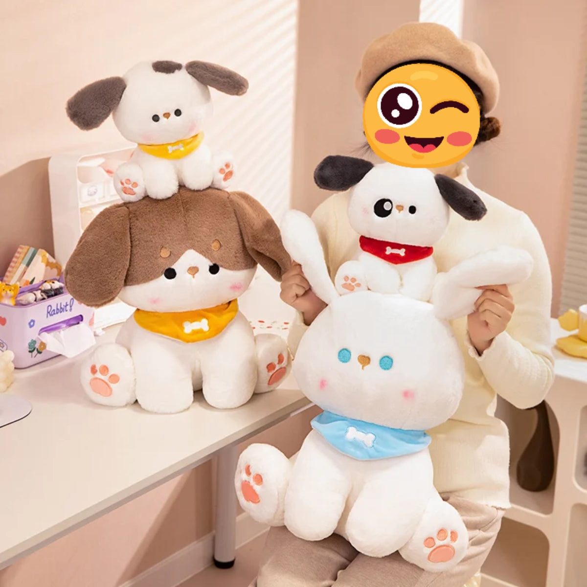 Cutest Kawaii Maltese Stuffed Animal Plush Toys