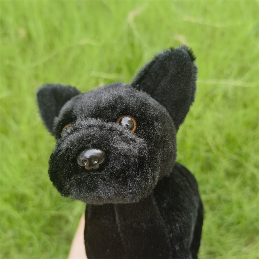 Cutest Standing Black Pit Bull Stuffed Animal Plush Toy