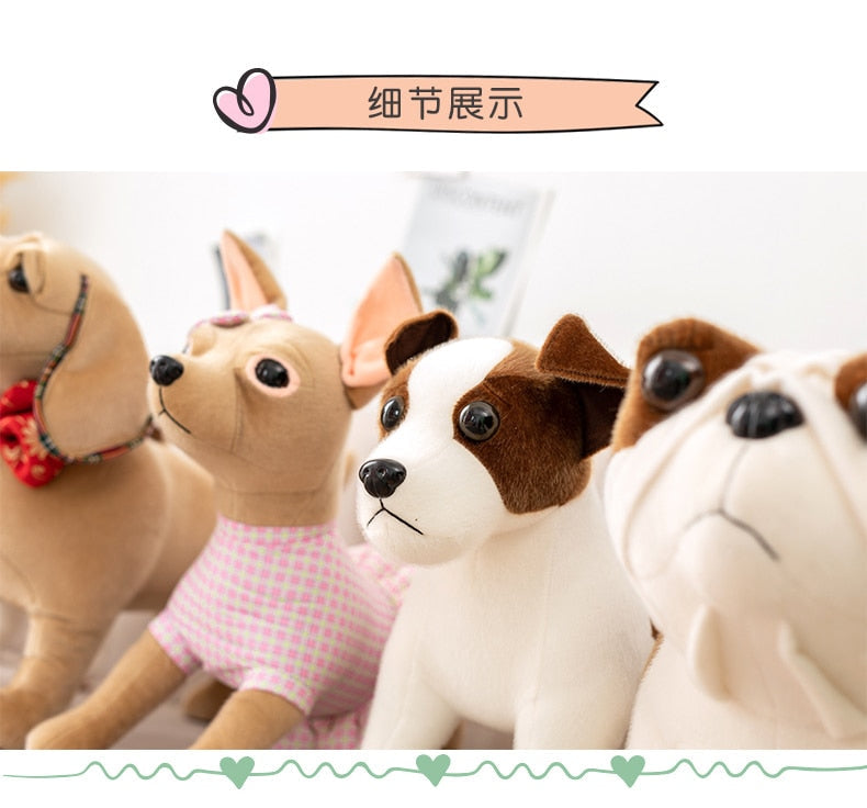 Cutest Standing Jack Russell Terrier Stuffed Animal Plush Toys
