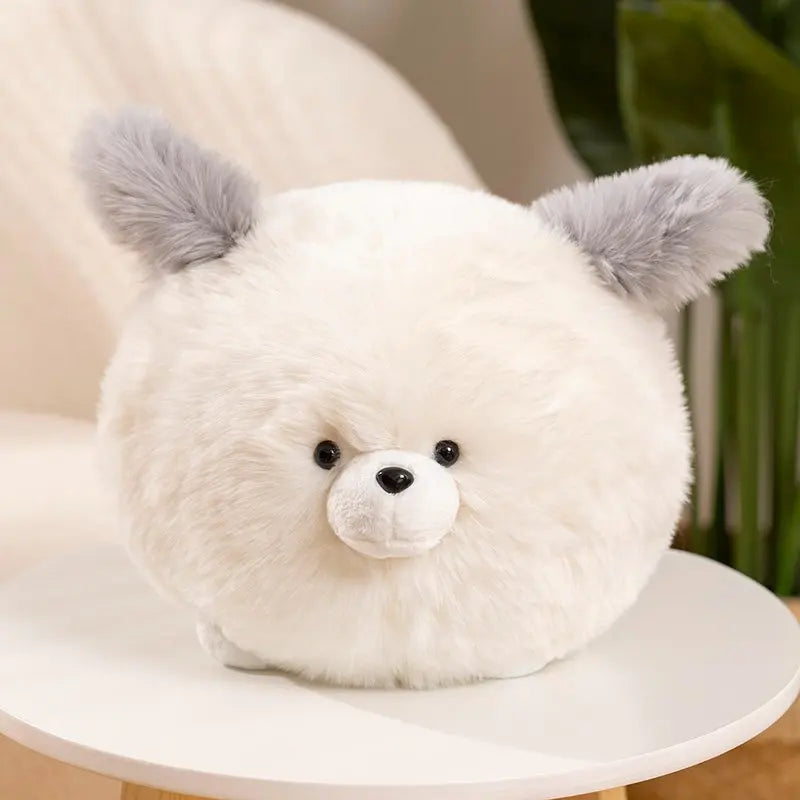 Fluffy Pom Pom Pomeranian Stuffed Animal Plush Toy