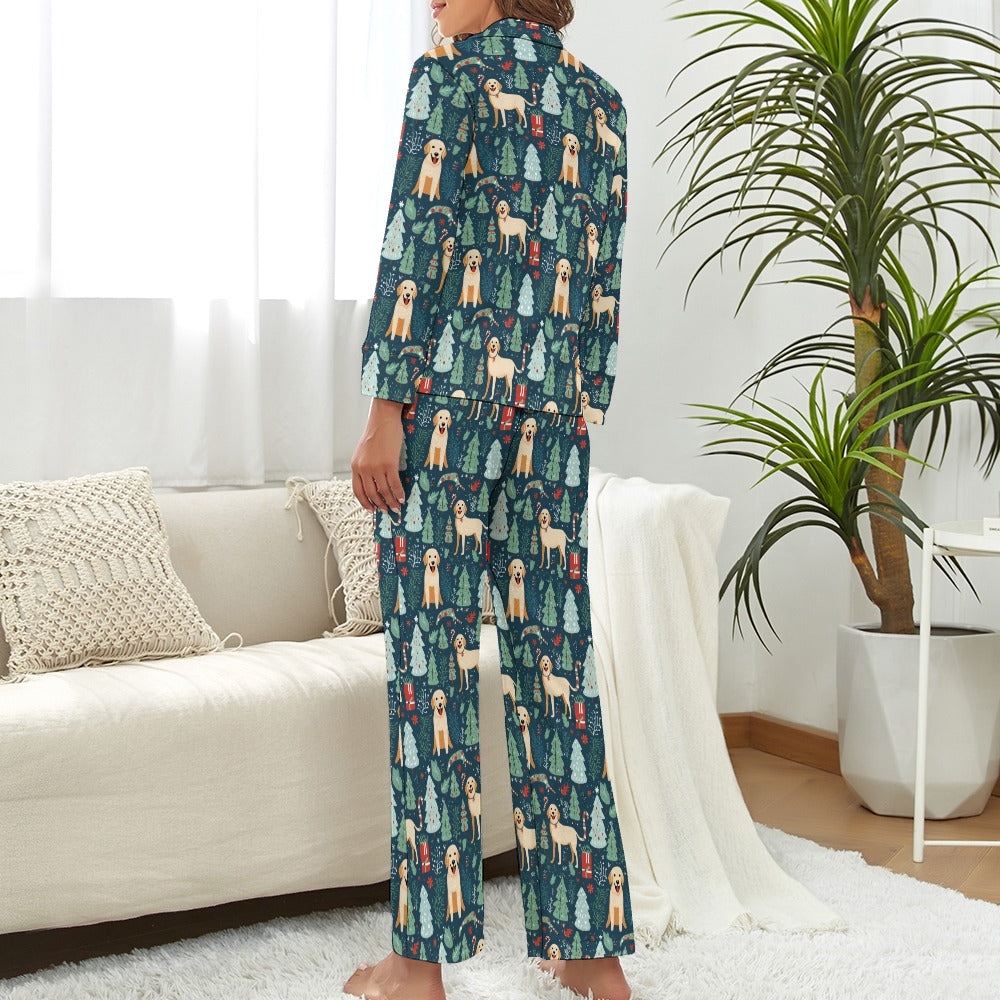 Labrador Holiday Cheer Christmas Pajamas Set for Women
