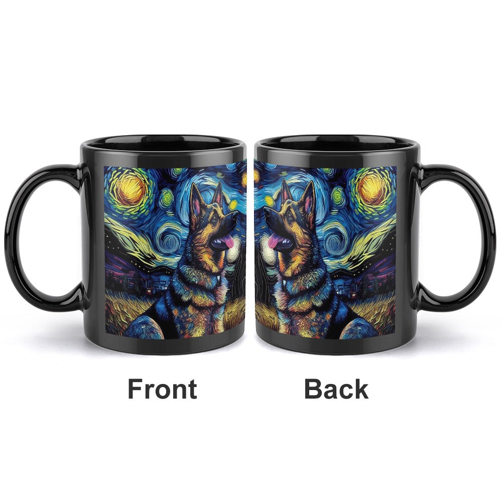 Magical Milky Way German Shepherd Coffee Mug