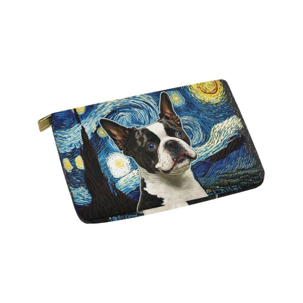 Milky Way Boston Terrier Carry-All Pouch