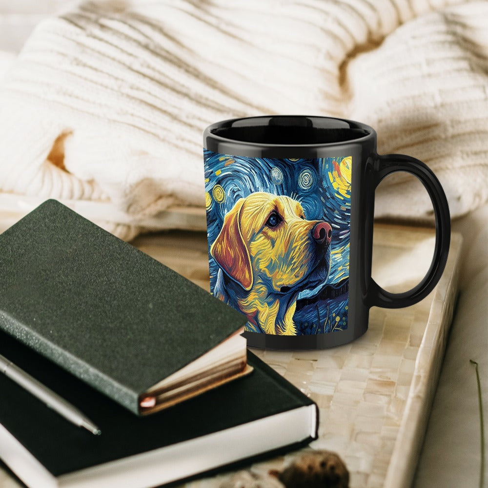 Milky Way Yellow Labrador Coffee Mug