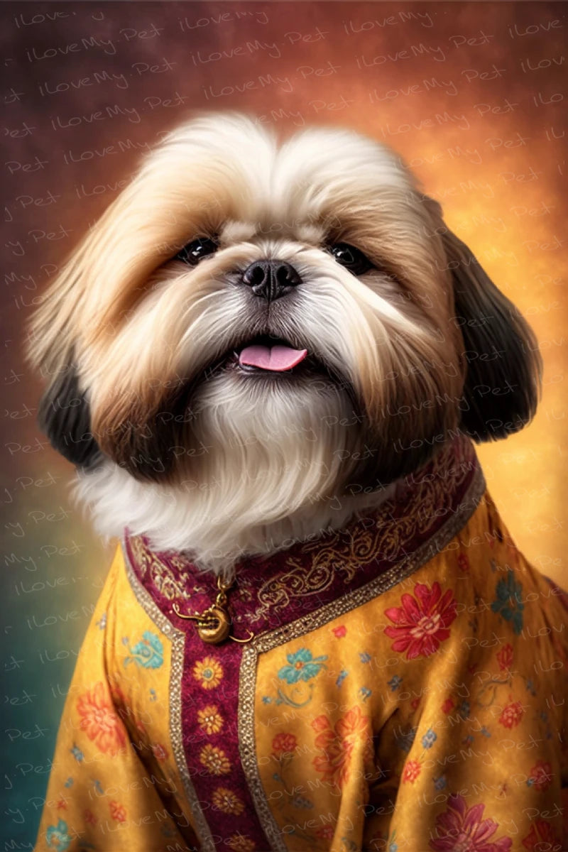 Ming Dynasty Shih Tzu Wall Art Poster