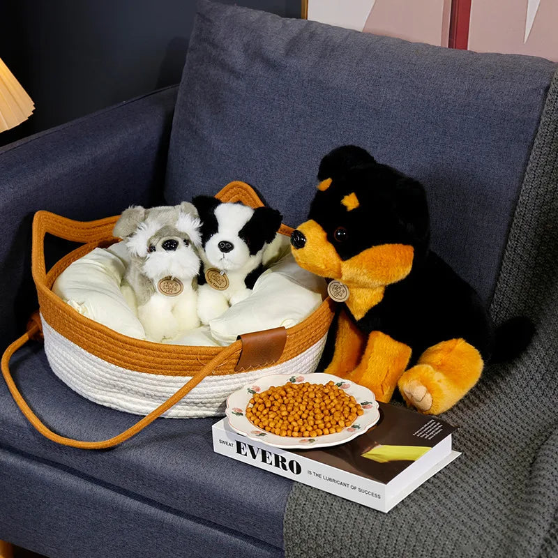 Pick Me Sitting Rottweiler Stuffed Animal Plush Toy