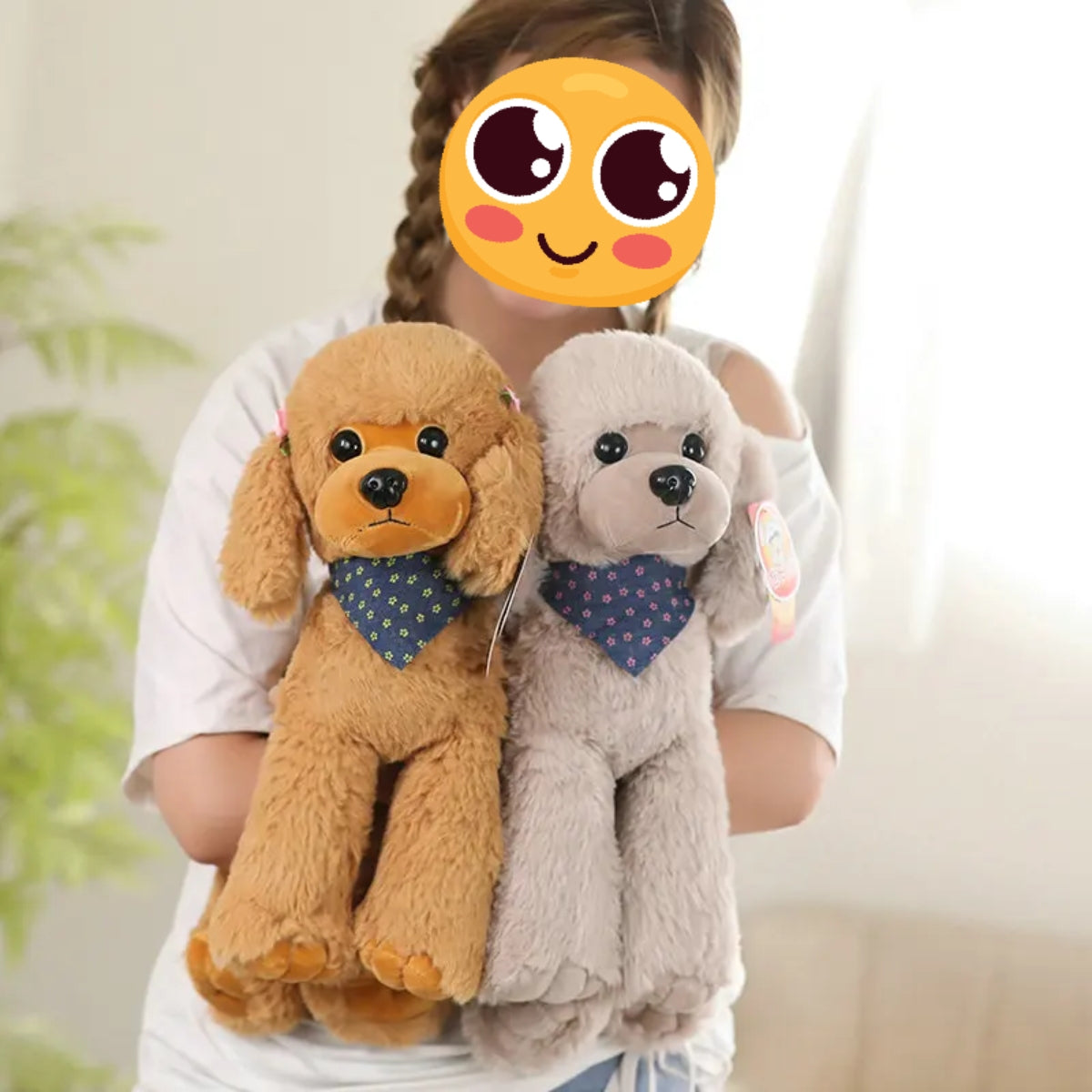 Pick Me Standing Poodle Stuffed Animal Plush Toys