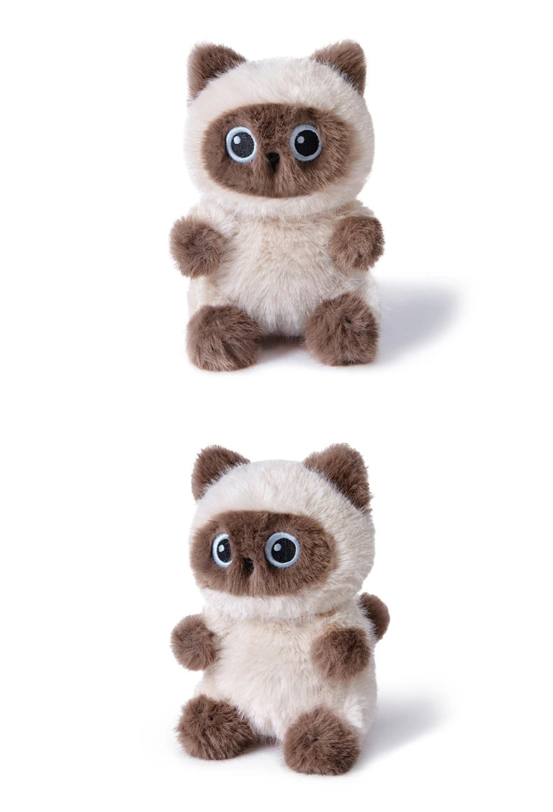 Siamese Cat Plush Toy Teddy Bear - Tiny Size