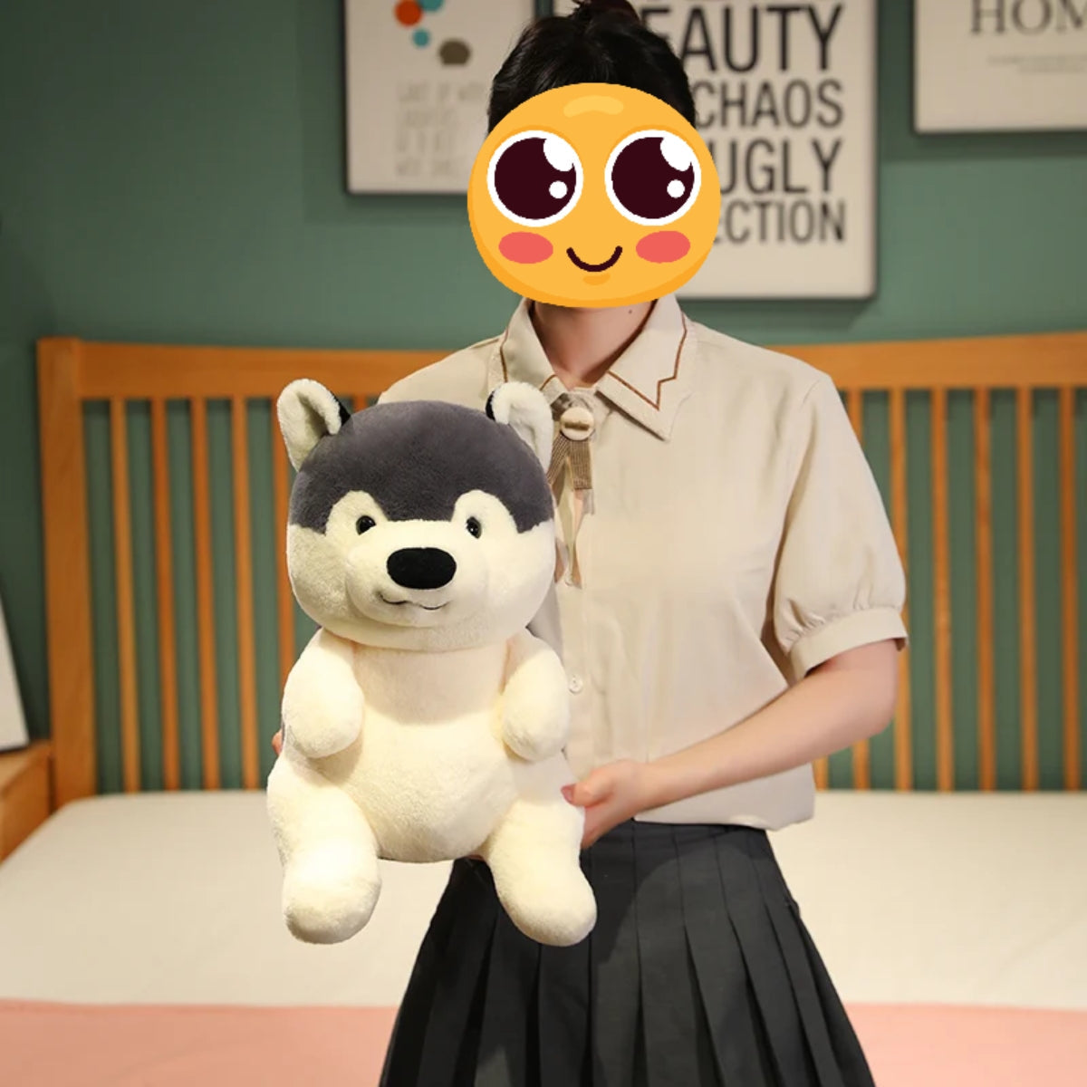 Sitting Teddy Husky Stuffed Animal Plush Toys