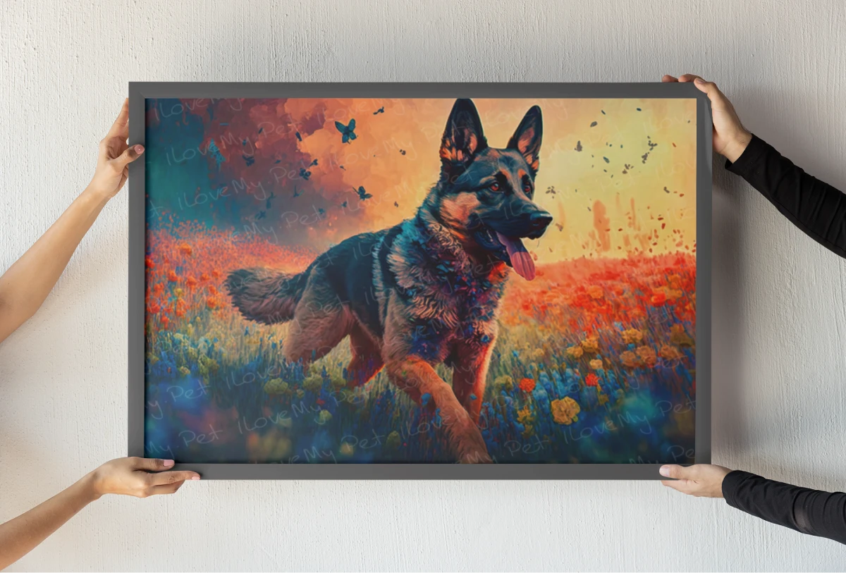 German Shepherd Wall Art - Spirit of the German Shepherd Wall Art Post