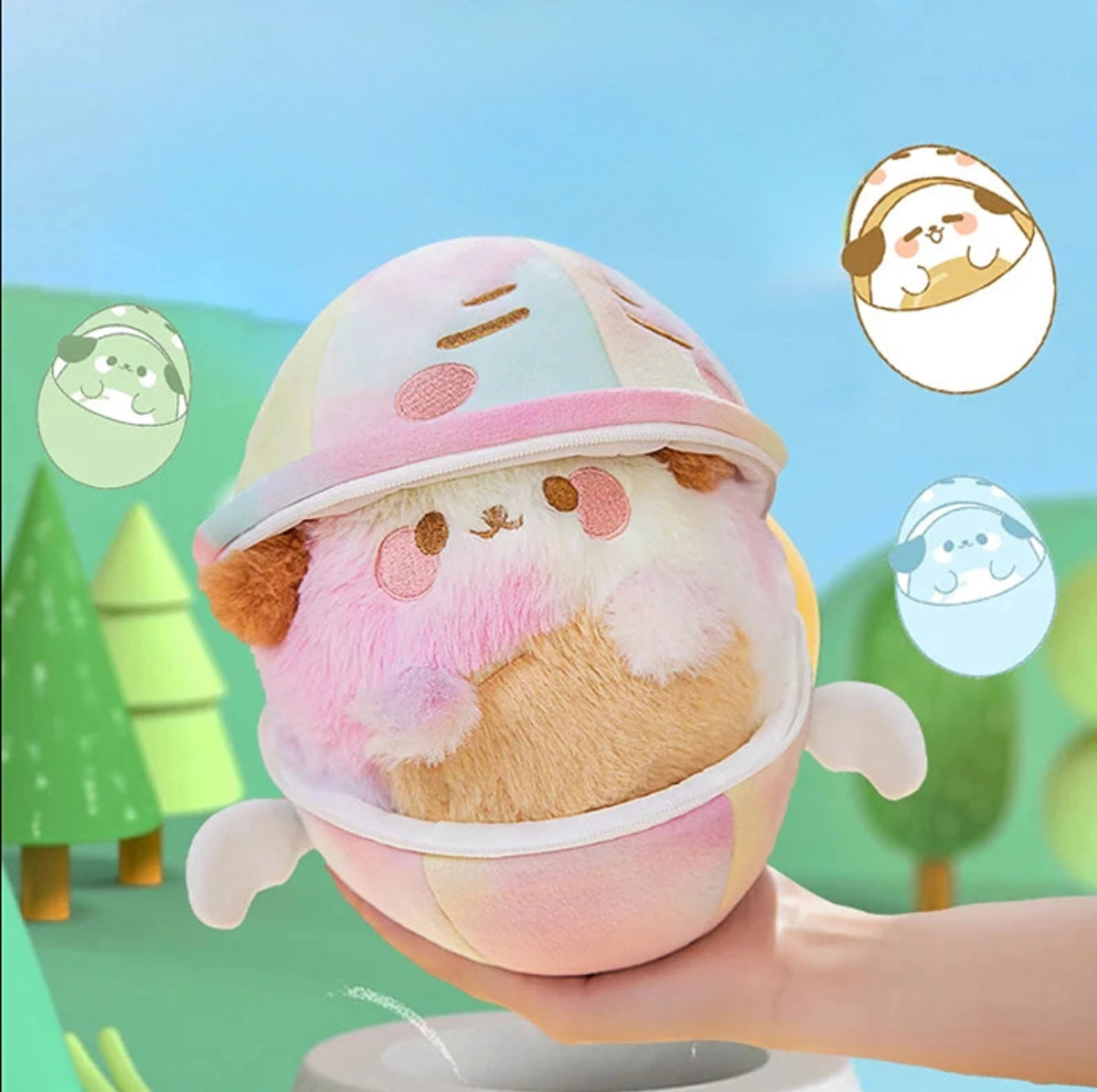 Transforming Magic Ball Beagle Stuffed Animal Plush Toys