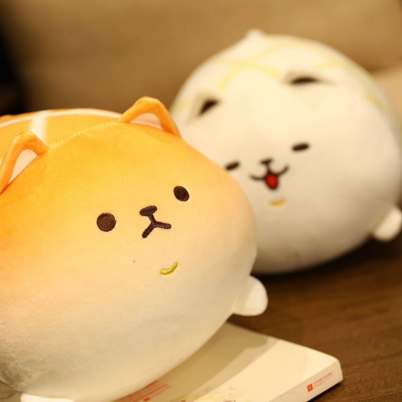 Bread Loaf Shiba Inu Plush Pillow