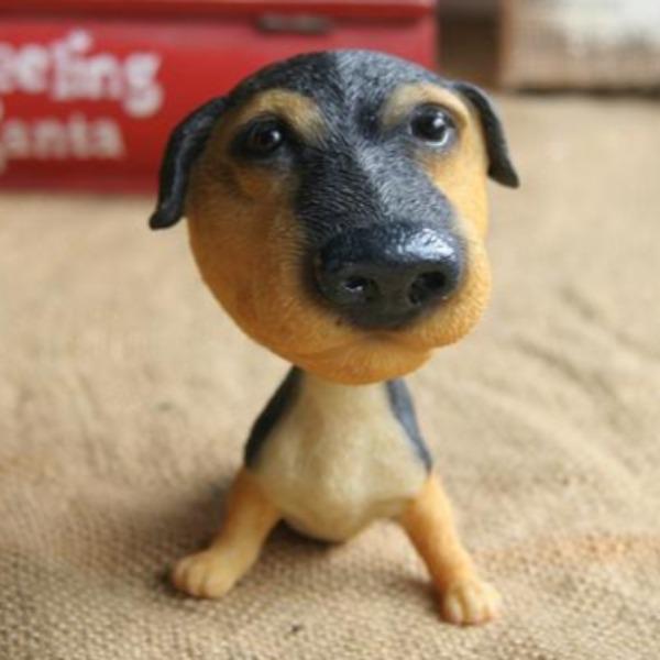 Realistic Lifelike Rottweiler Bobblehead