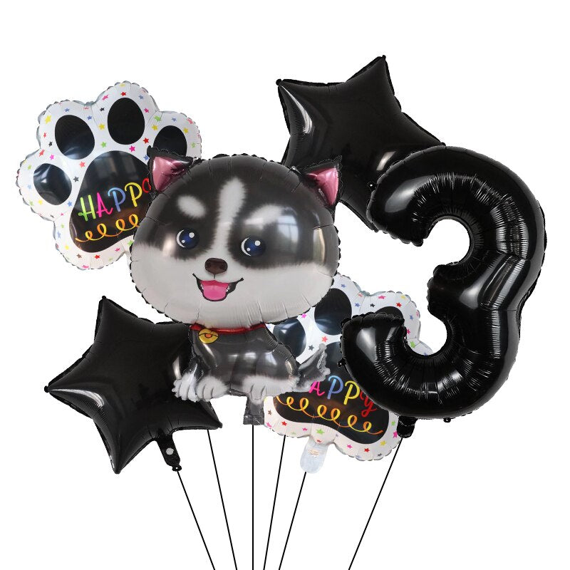 Siberian Husky Balloon Party Packs