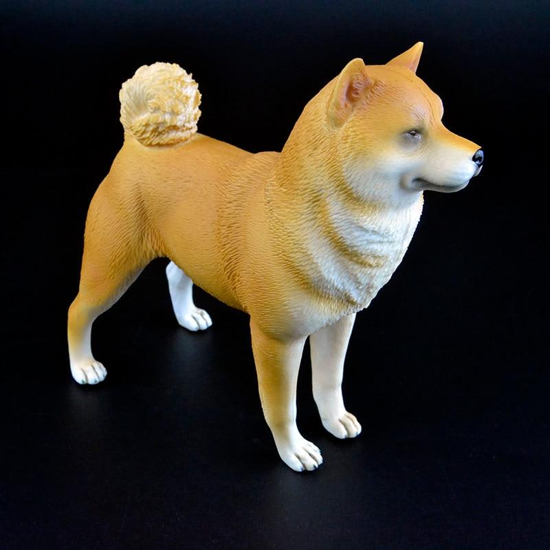 Shiba Inu Love Lifelike Statue Figurine